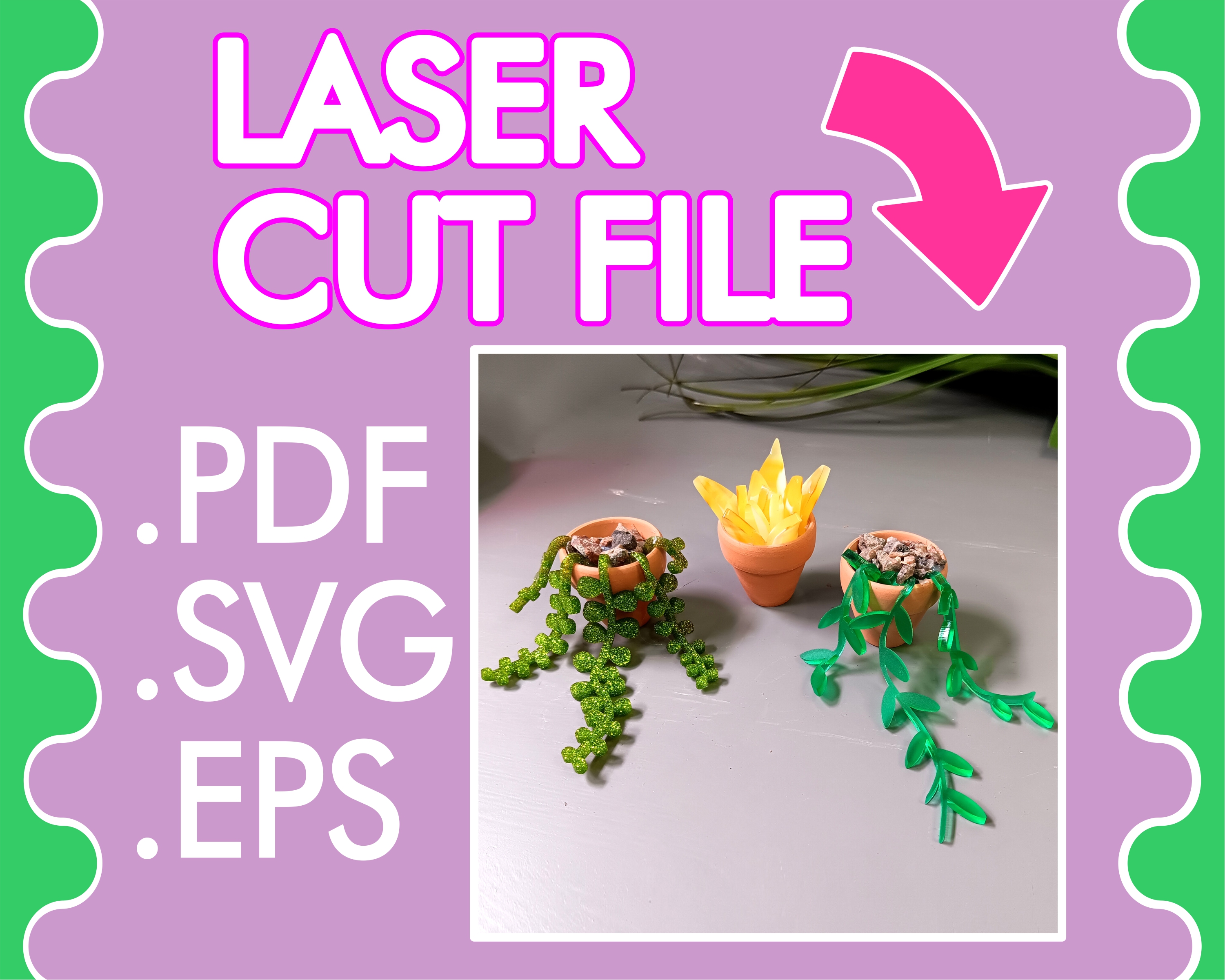 DIY 3D Plants from Laser Cut Acrylic in Under an Hour – Learn with ...