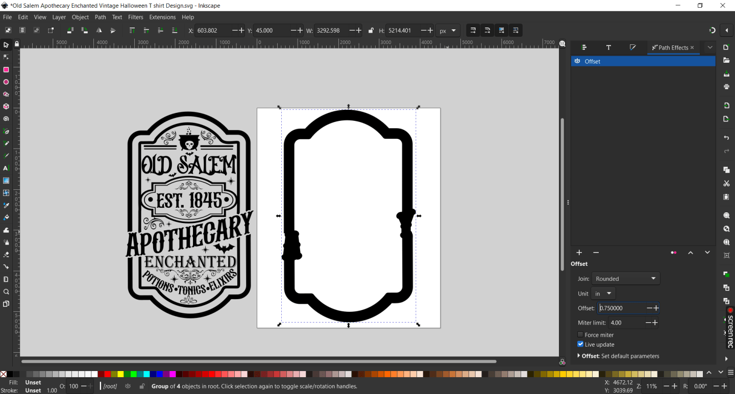 How to Outline an Image for Your Laser Cut Project – Designs by Laser Lady