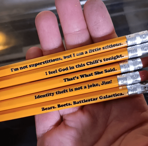 Laser Engraved Pencils Jig Template for Lasers without Auto-Features ...