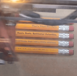 Laser Engraved Pencils Jig Template for Lasers without Auto-Features ...