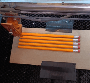 Laser Engraved Pencils Jig Template for Lasers without Auto-Features ...