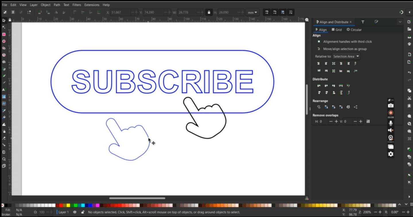 How to Contour, Embed & Layer – Laser Cut SVG Design Inkscape for ...