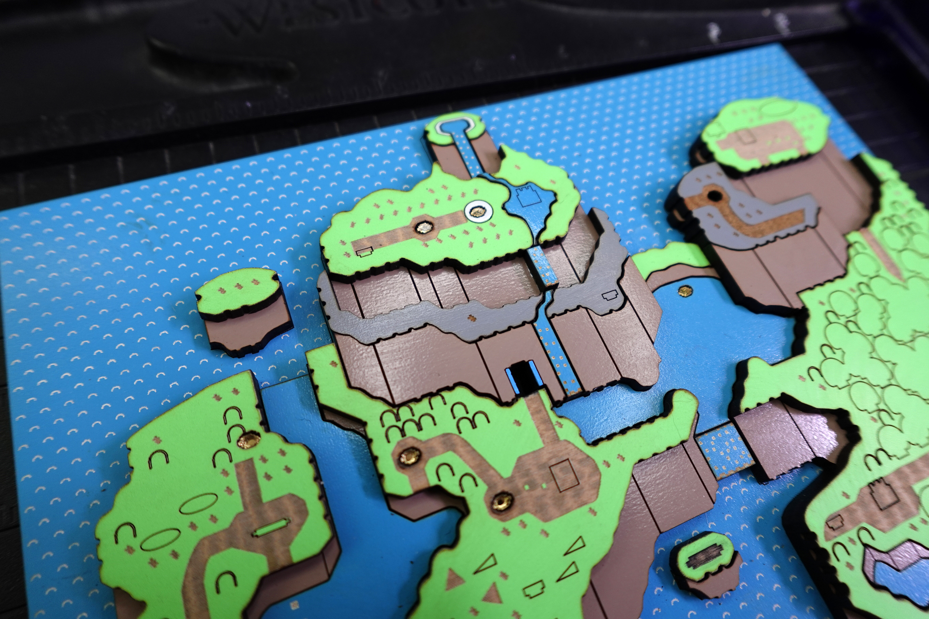 Detailed Instructions on How to Make a 3D Laser Cut SNES Super Mario ...