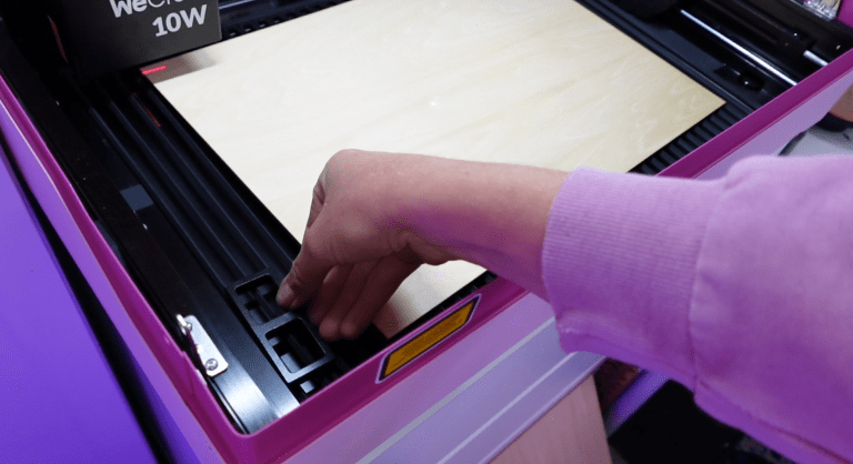 How to Setup WeCreat Vista 10w Diode+ 2w IR Laser with Rotary Step by ...