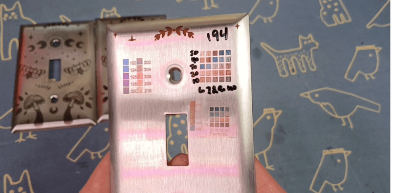 Want to Laser Engrave Color on Metals? Here’s How! (WeCreat Lumos) – Designs by Laser Lady